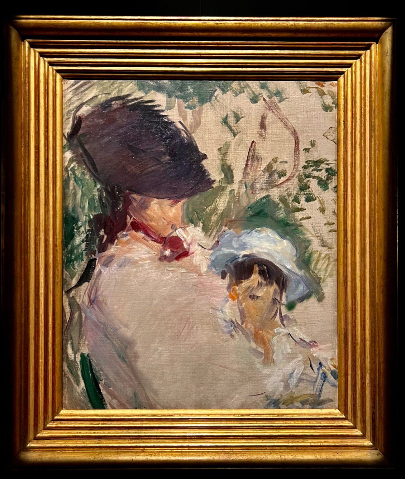 Édouard Manet – „Junges Mädchen mit Kind (Jeune Fille et Enfant)“, 1879 ...